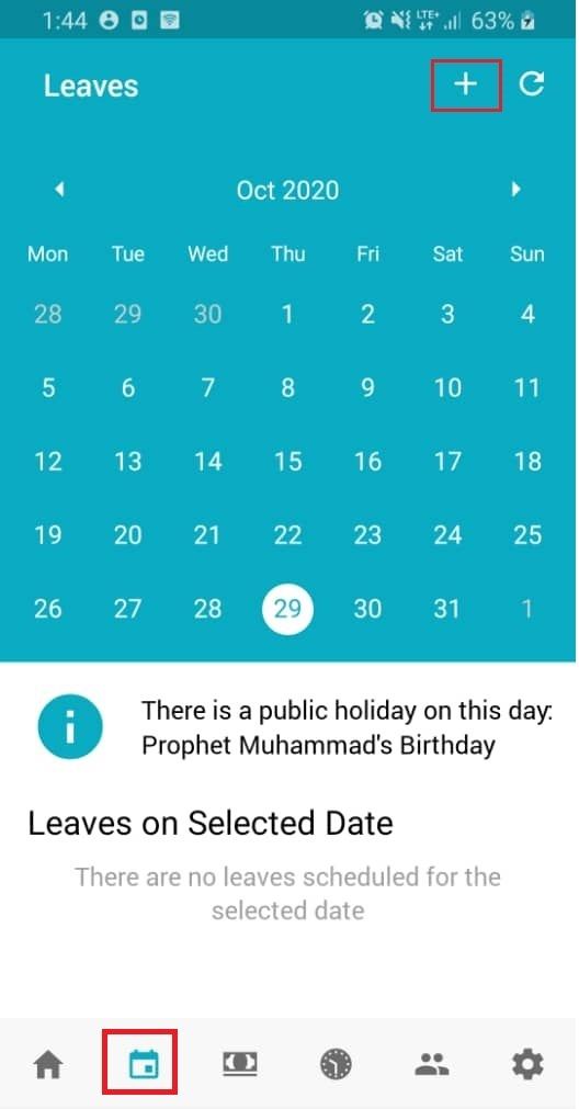 Complete guide : For the employees on mobile app