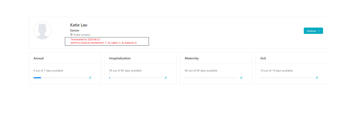 Leave Encashment on employee termination