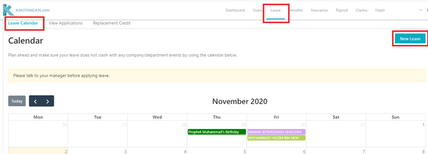 Complete guide: For the employees on web portal