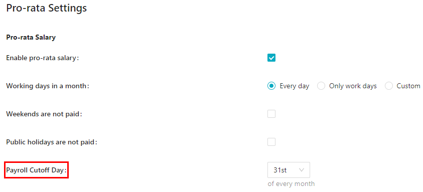 Payroll & Unpaid Leave Cutoff date